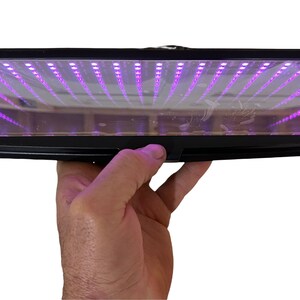 Car Infinity Color Changing LED Large Wide Rear View Mirror Multiple ...