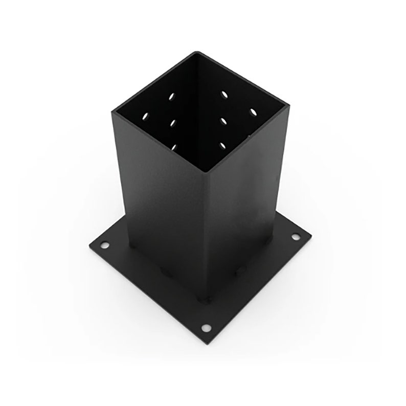 Post Base and Wall Mount Bracket for 6X6 Post, 6x6 Support Bracket, 6x6 ...
