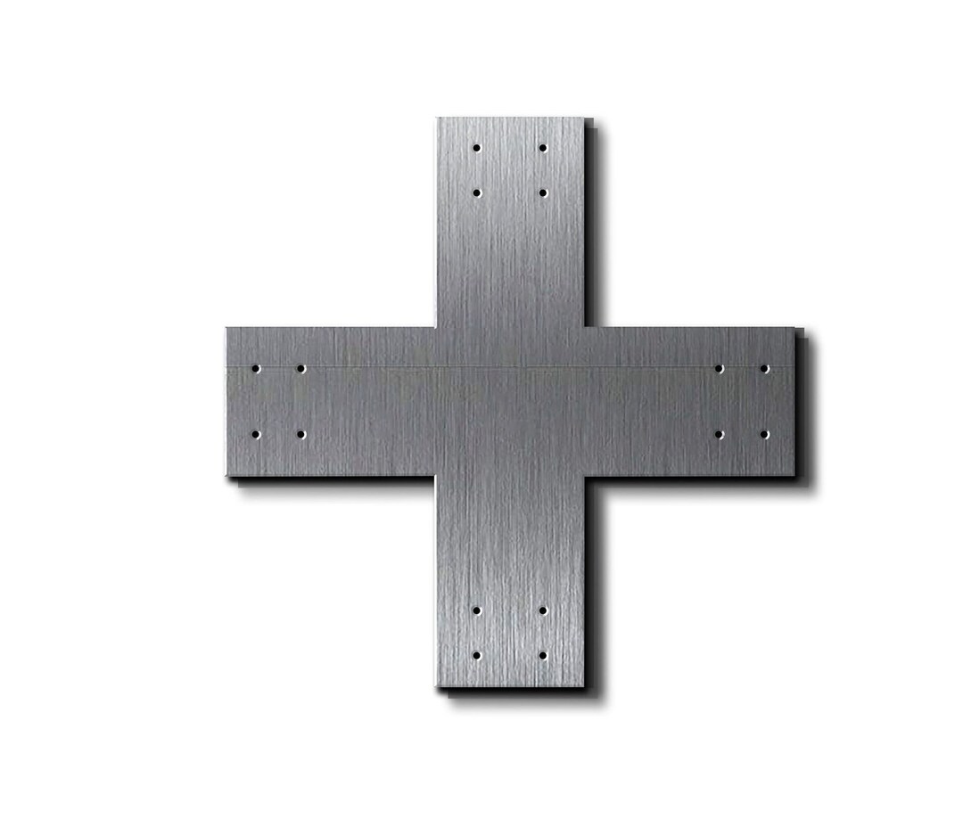 Stainless Steel Structural Design X Bracket for 6x6 Post, 6x6 Bolt ...