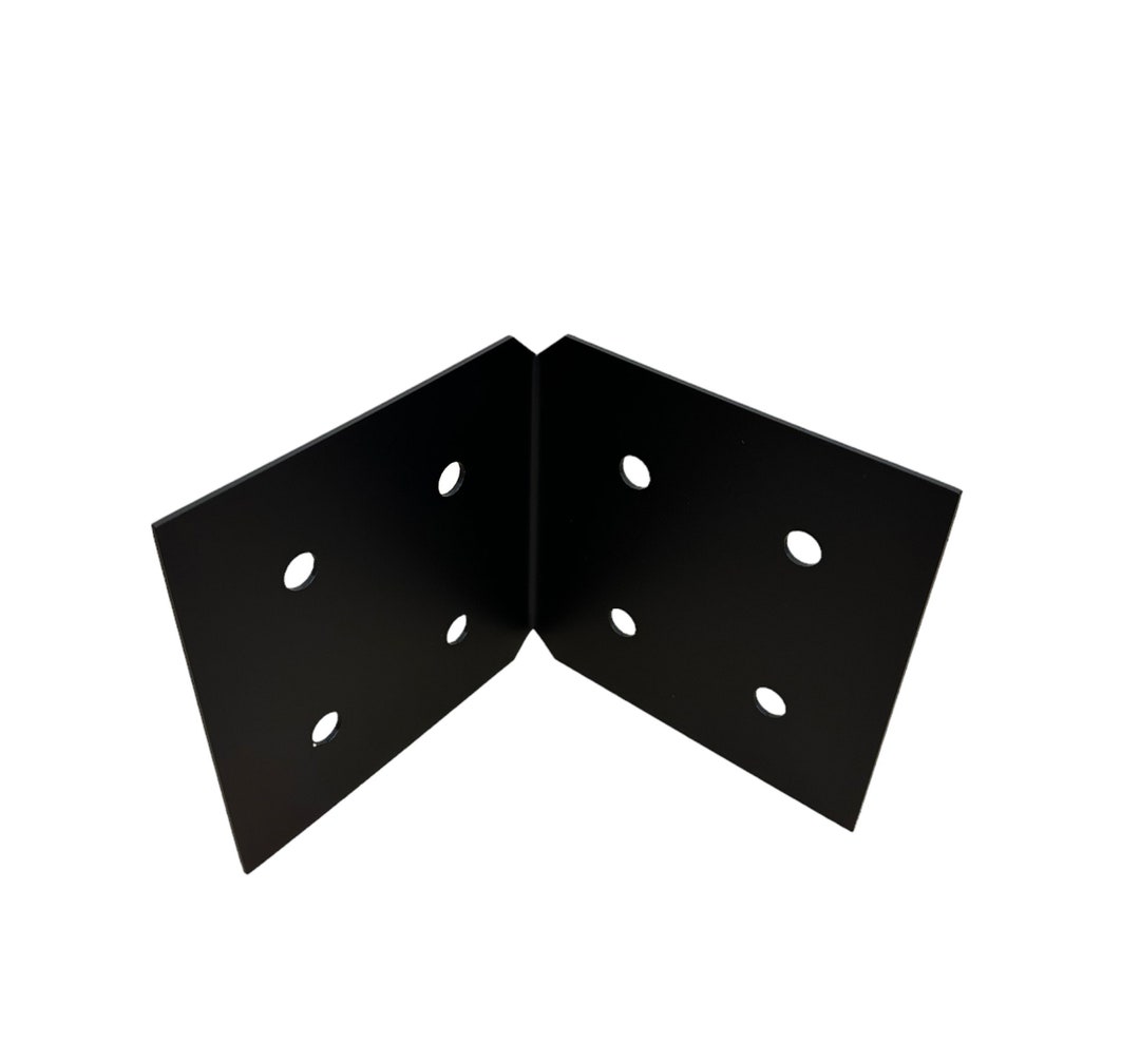 90 Degree Angle Bracket for 8" Wood Post, 8x8 Angle Bracket, Wood Post ...