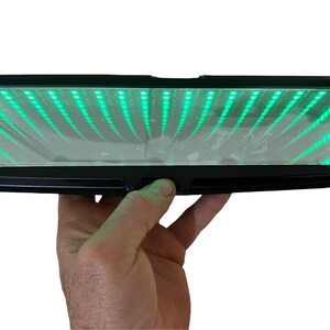 Car Infinity Color Changing LED Large Wide Rear View Mirror Multiple ...