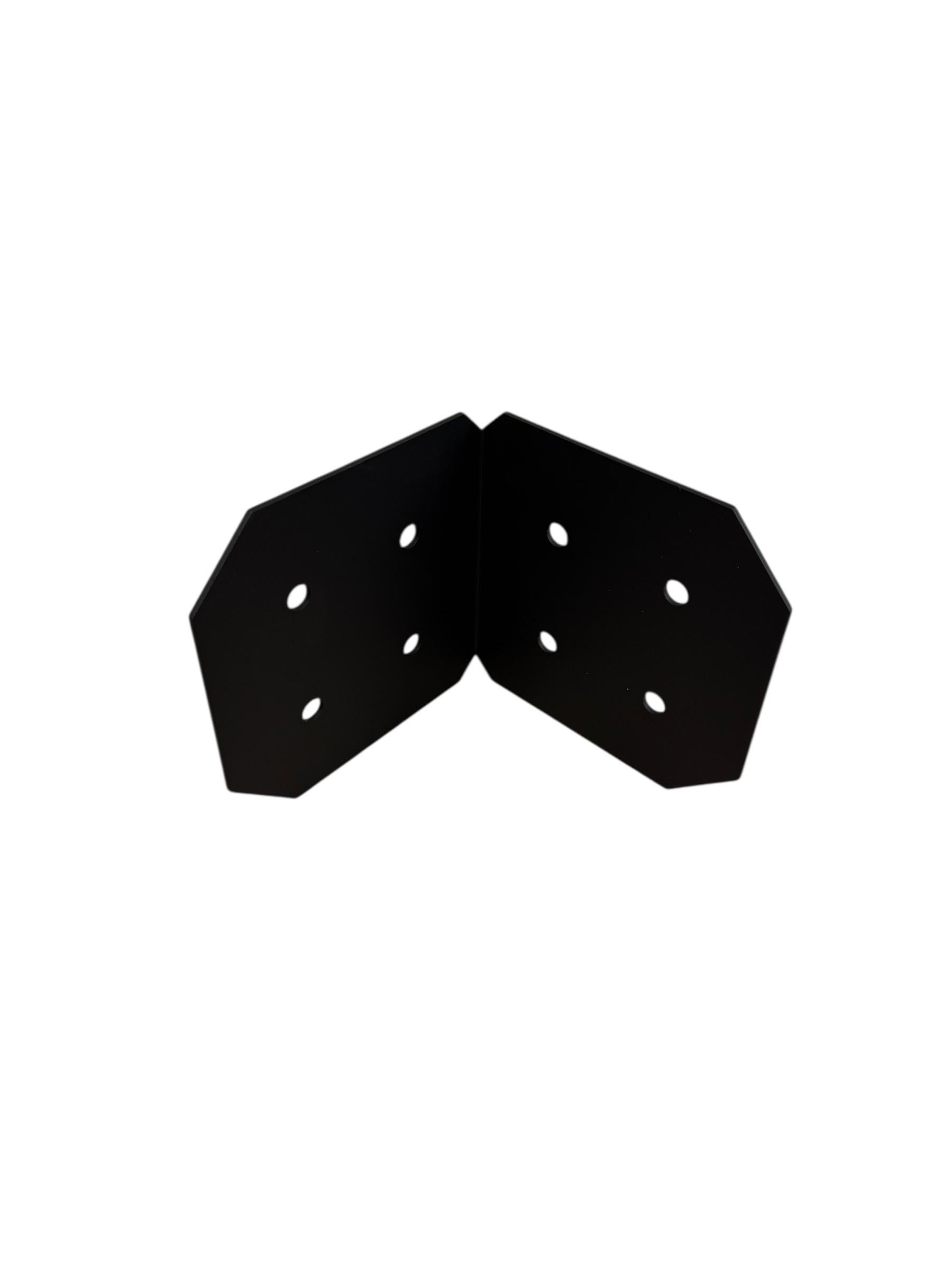 90 Degree Chamfered Angle Bracket for 6x6 Wood Post, 6x6 Angle Bracket ...