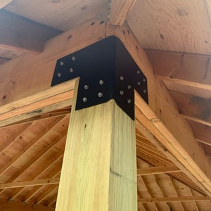 Structural Design Corner Bracket for 4x4 Post, 4x4 Corner Support ...