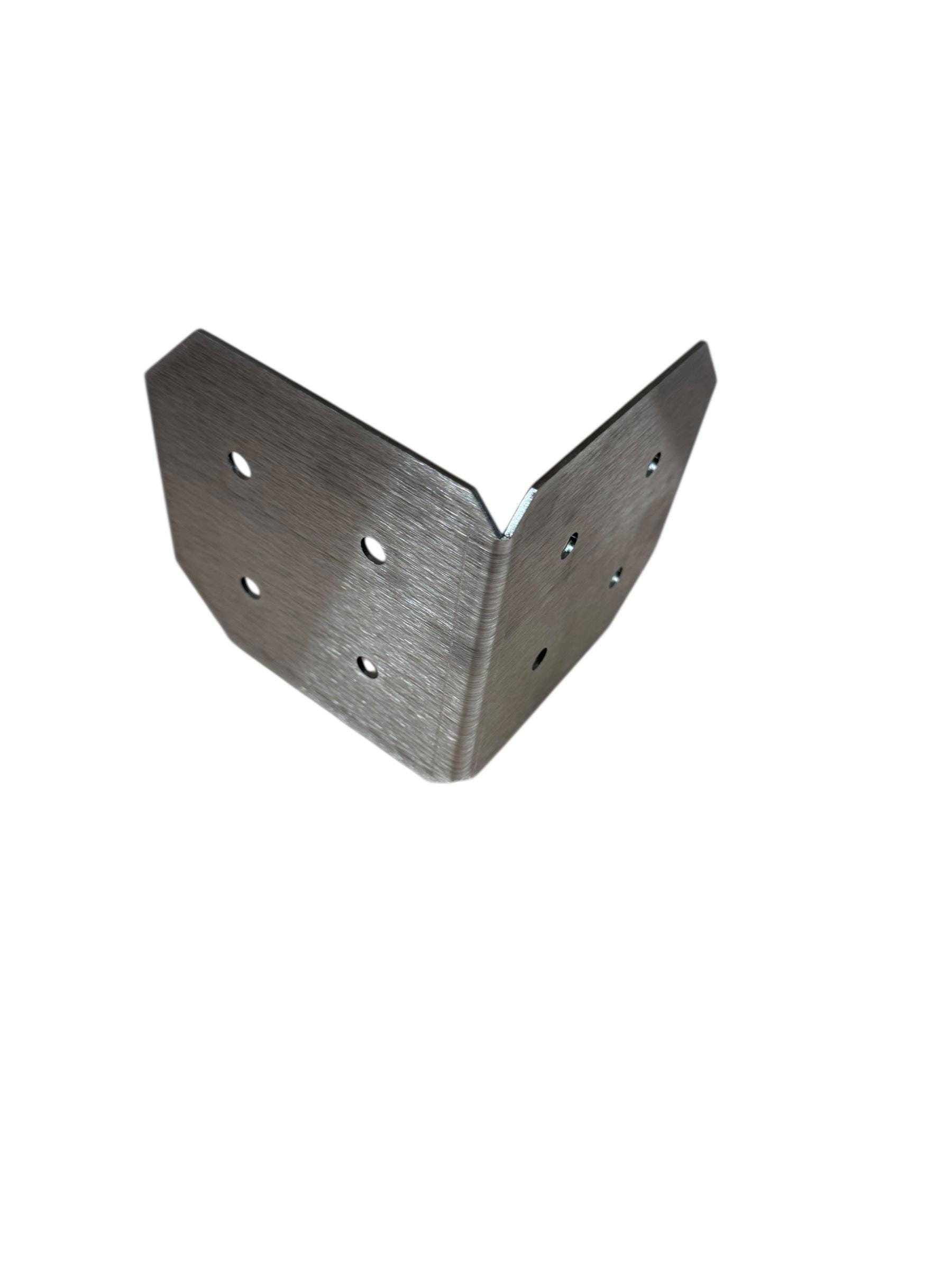 90 Degree Chamfered Angle Bracket for 6x6 Wood Post, 6x6 Angle Bracket ...