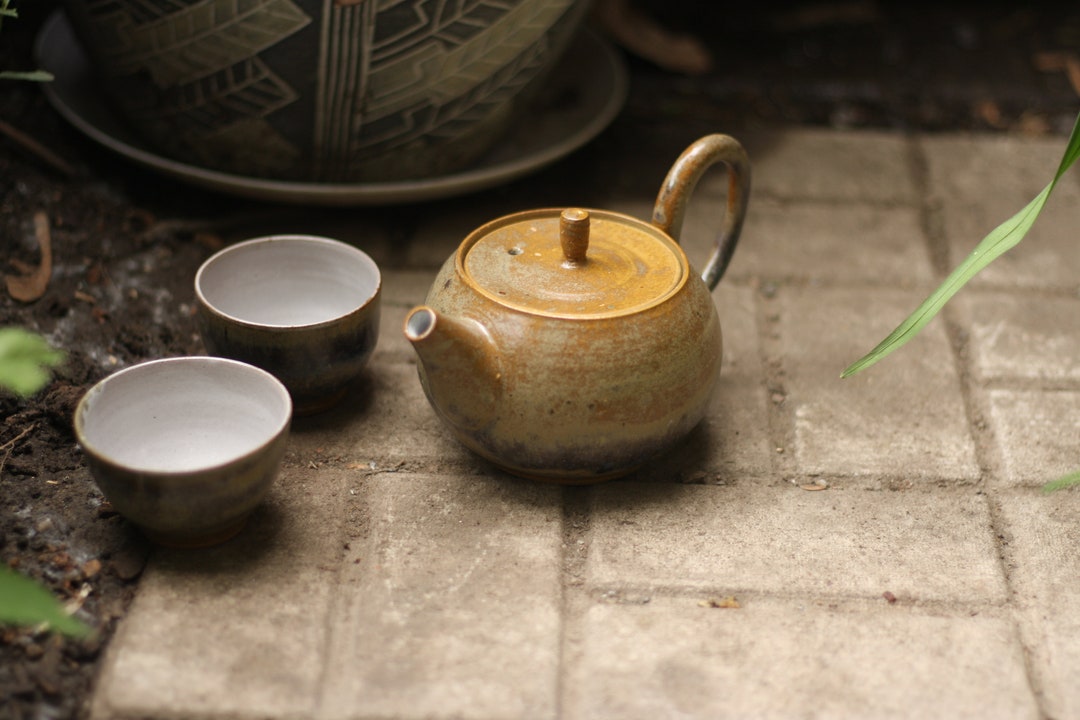 Tea Set, 430ml Kyusu Teapot 2 X 100ml Teacups - Etsy