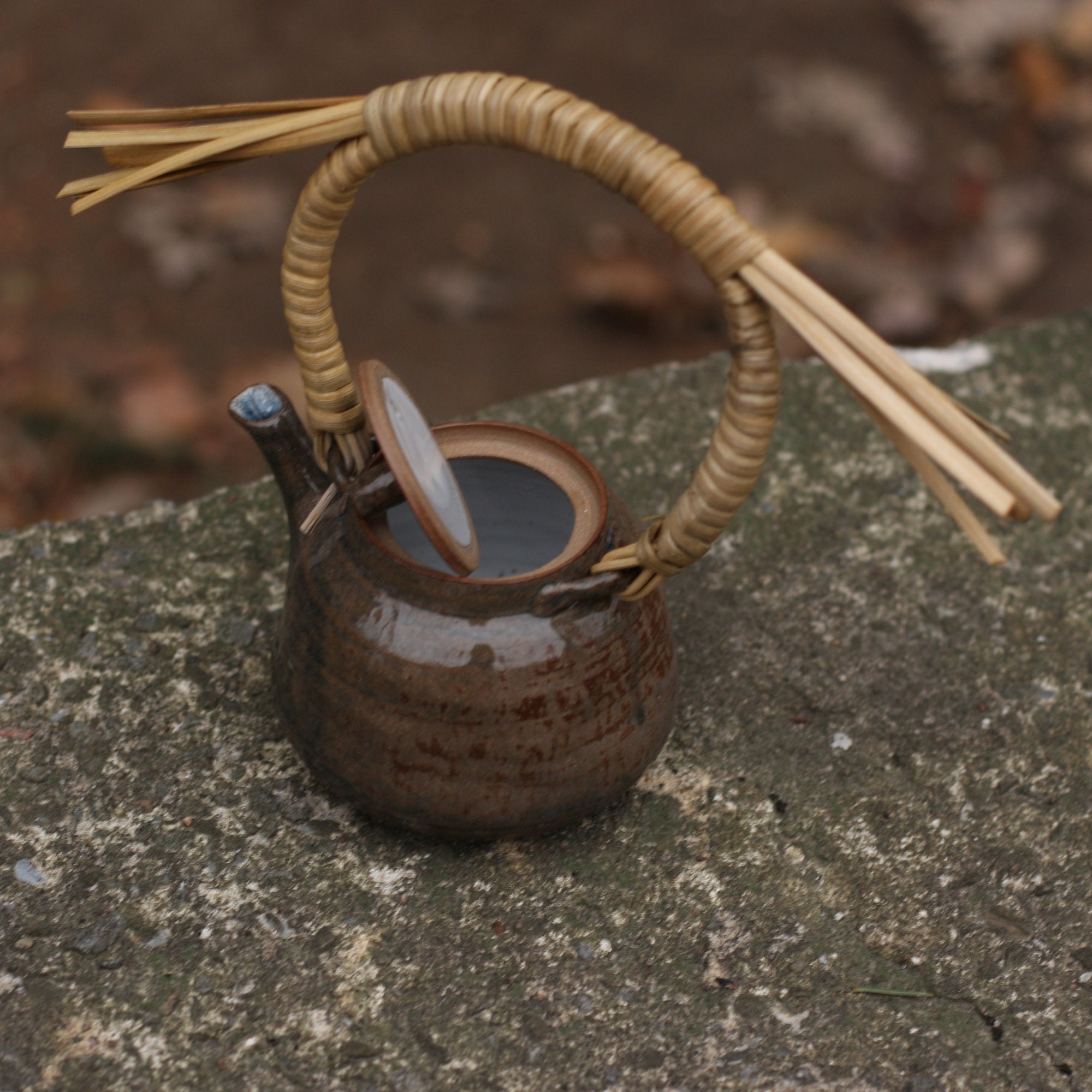 410ml Wicker Handle Teapot - Etsy