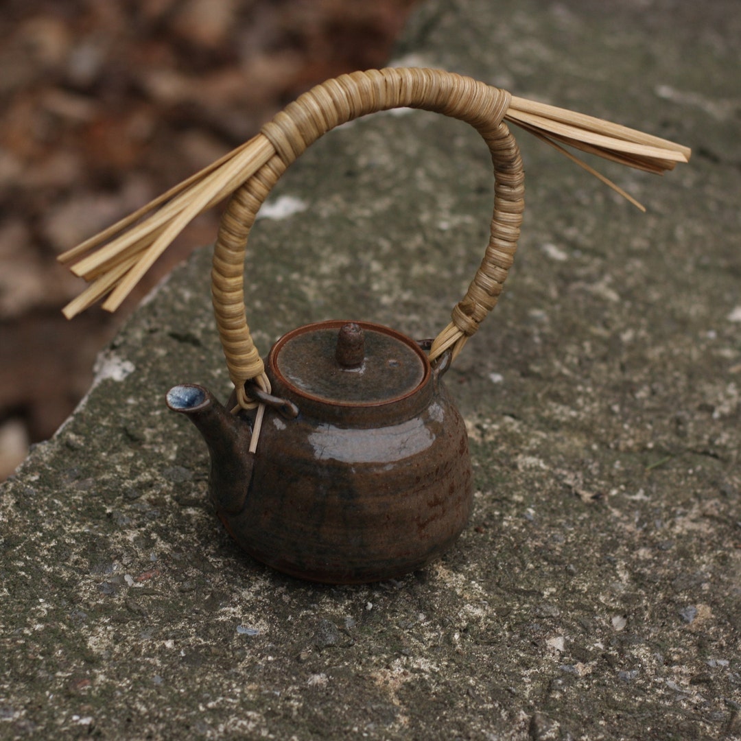 410ml Wicker Handle Teapot - Etsy