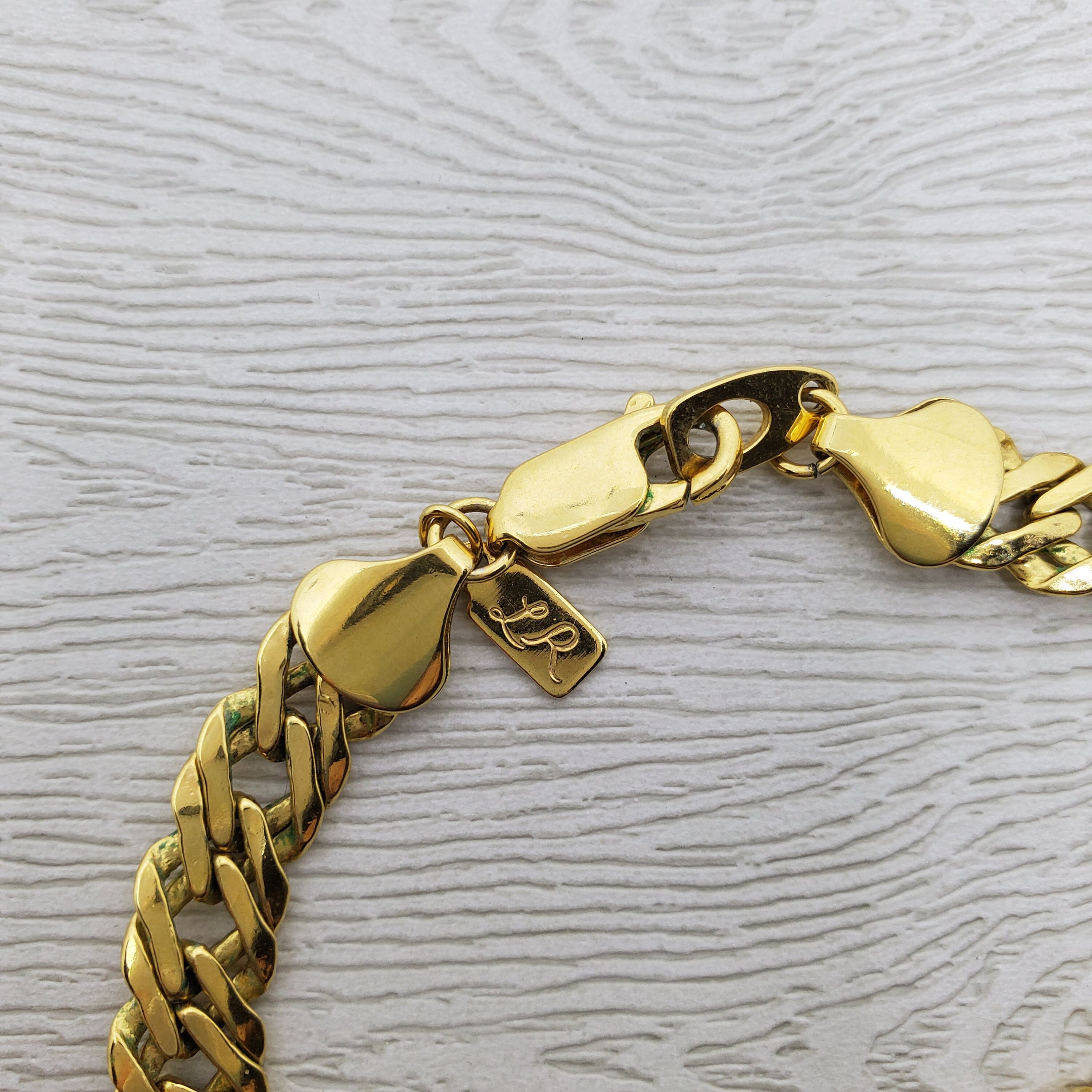 Vintage Signed L.R. Lady Remington Gold Tone Necklace - Etsy UK