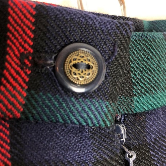 Scottish Plaid Kilt Green Blue Red - Etsy