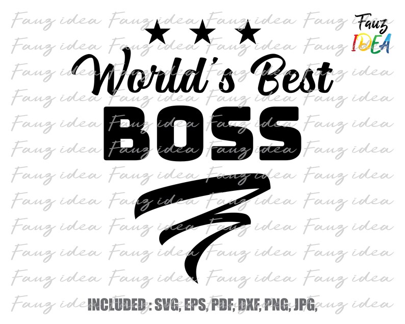 World's Best boss SVG boss SVG Files Best boss SVG 2020 | Etsy