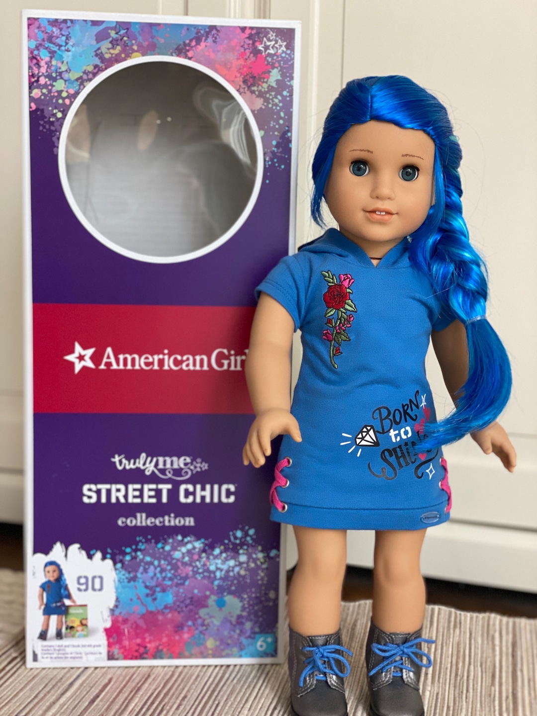 American Girl 90 Street Chic Collection Blue Hair - Etsy