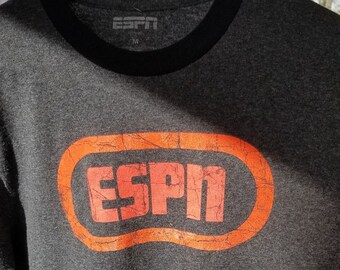 ESPN Football Vintage Graphic T-shirt RARE One of a Kind - Etsy