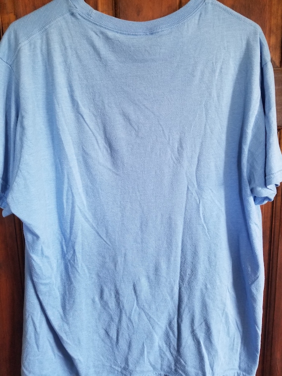 Blue Pac-Man Funny Graphic T-Shirt - Gem