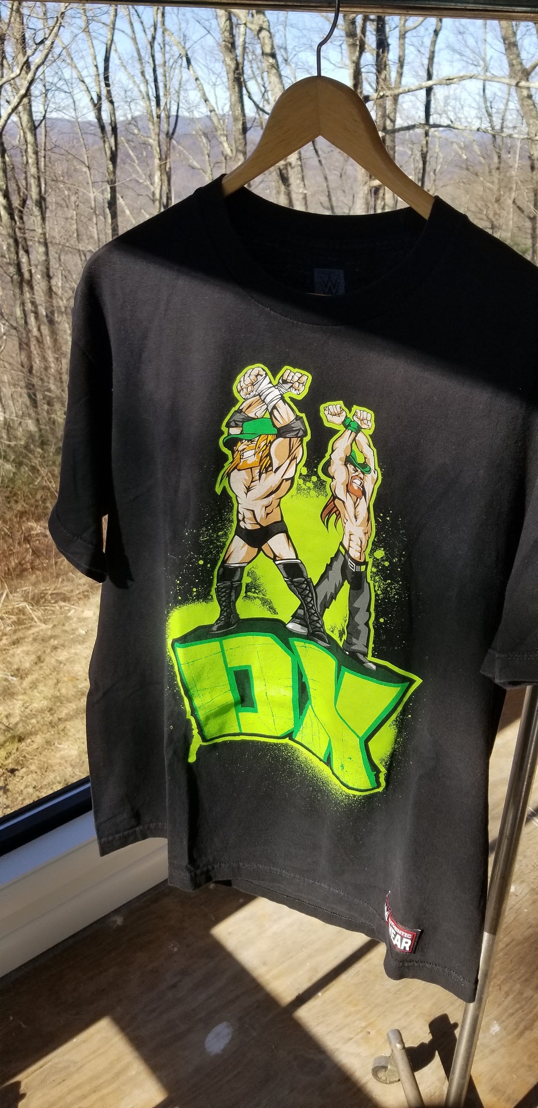 DX ARMY WWE Shirt Men's Large Black Vintage 90s Triple H Chyna Shawn ...