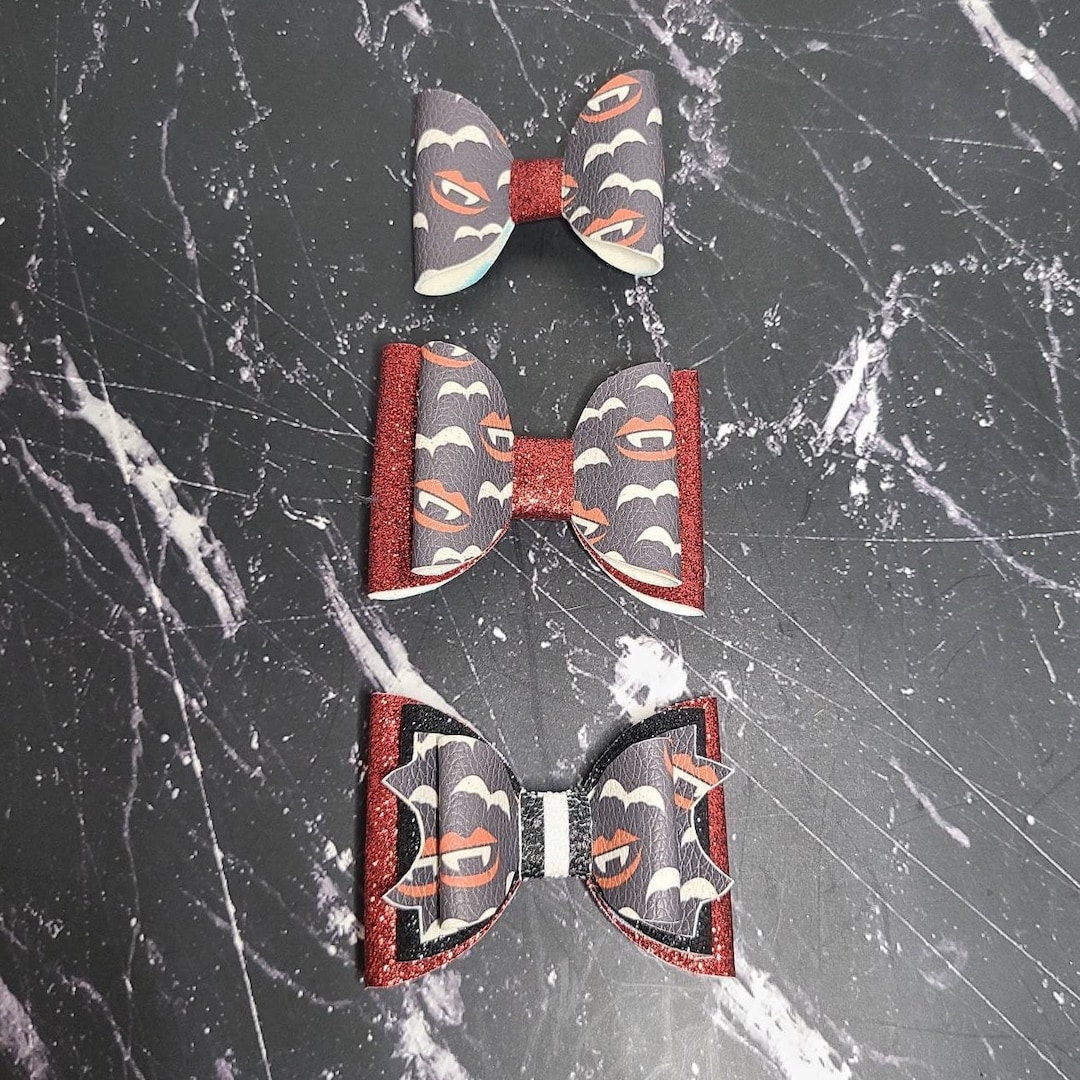 Vampire Bow, Creepy Cute, Pastel Goth, Gifts for Her, Witch Gift ...