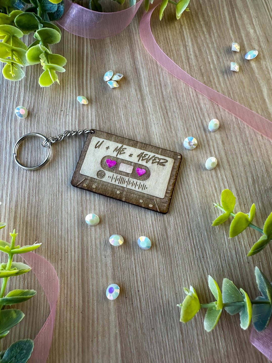 Custom Mixtape Keychain | Musical Gift | Music Lover | Cassette ...