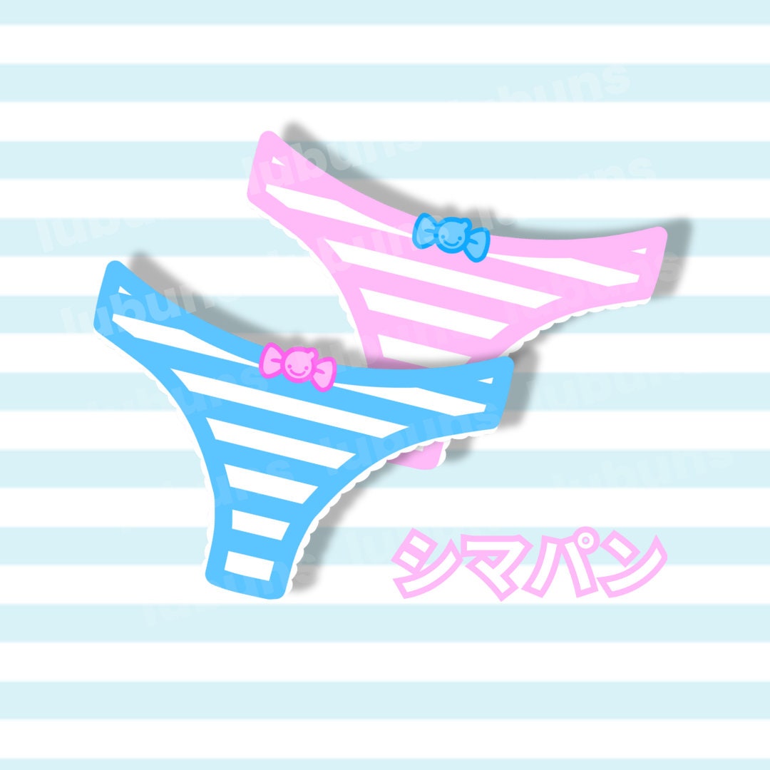 Shima Pan Panty Anime Chibi Car Laptop Waterproof Matte Vinyl Decal ...
