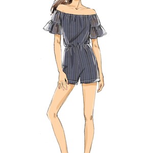 Butterick Pattern 6566, Misses’ and Misses' Petite Dress, Romper ...