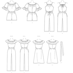 Butterick Pattern 6566, Misses’ and Misses' Petite Dress, Romper ...