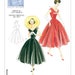 Vogue Pattern 9076, Misses' Gathered Dress With Bishop Sleeves, Sizes ...
