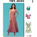 Vogue Pattern 9076, Misses' Gathered Dress With Bishop Sleeves, Sizes ...