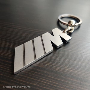 BMW M Series Stainless Steel Keychain, Trovalized Finish - Etsy