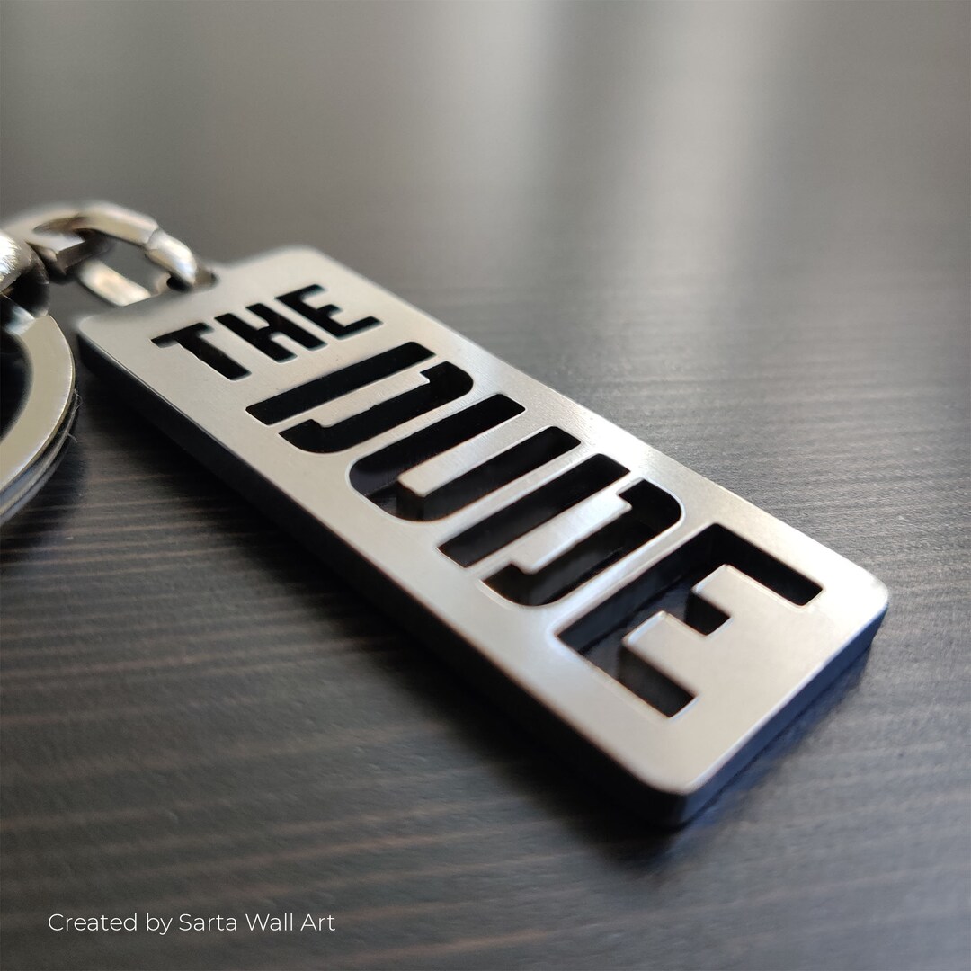 The Dude Stainless Steel Keychain, Choose Single Piece or Accompanied ...