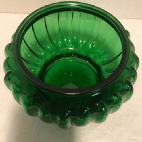 Vintage INARCO USA 5441 Emerald Green Round Planter - Etsy