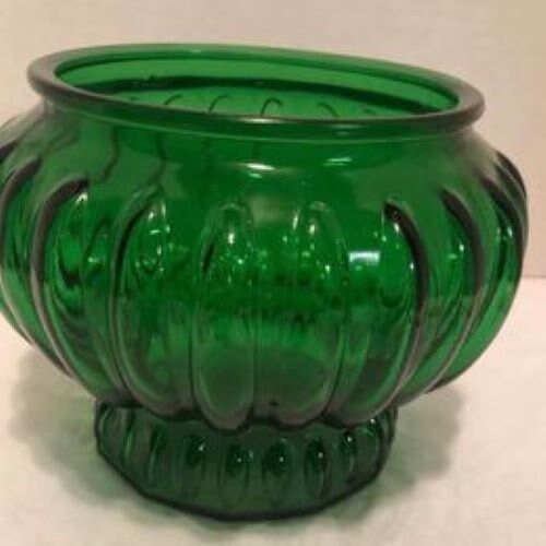 Vintage INARCO USA 5441 Emerald Green Round Planter - Etsy
