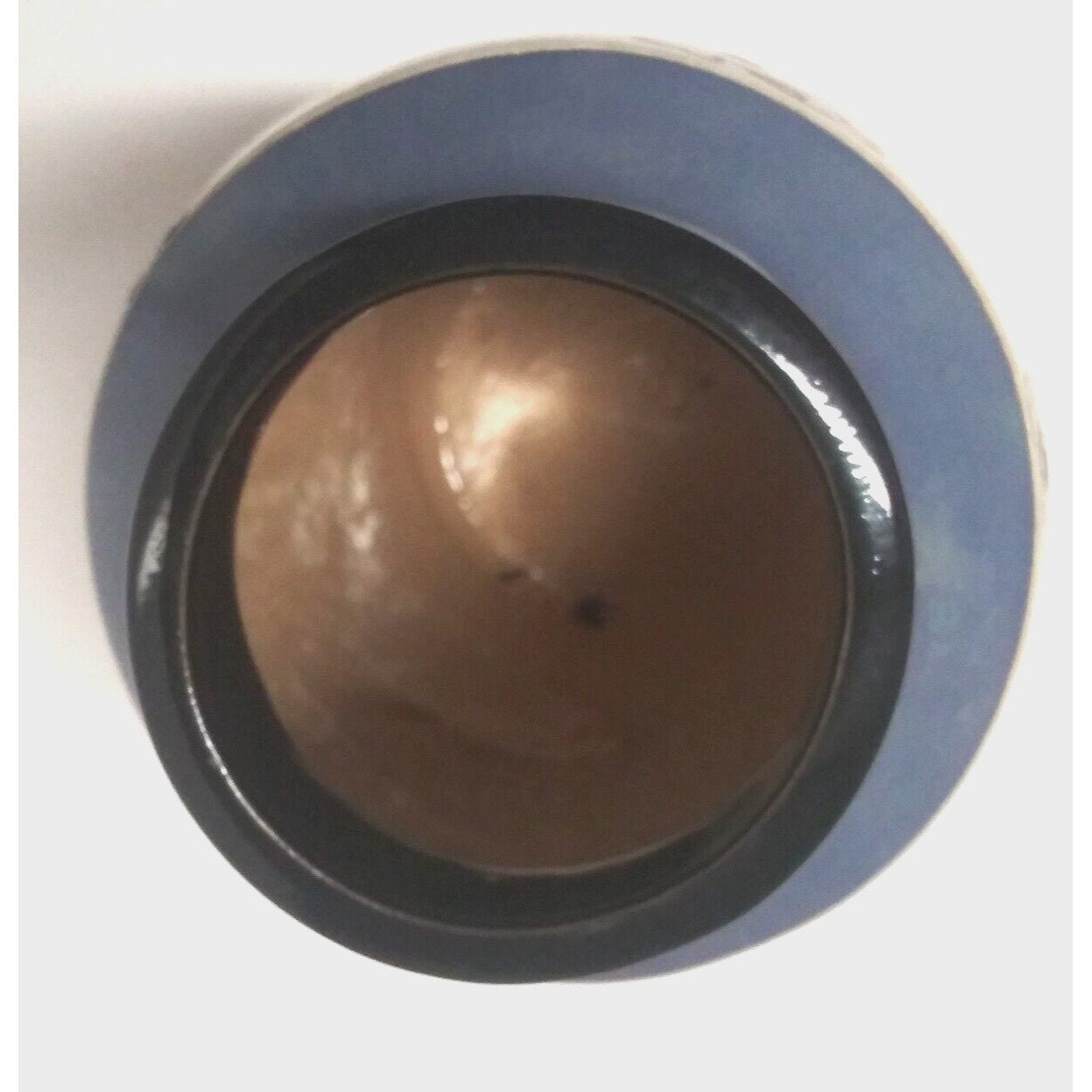 Vintage Ceramic Vase Asian Design Water Buffalo/buckets Blue/white 11.5 ...