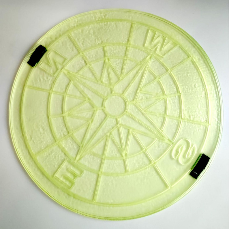 PU Mat Stamp COMPASS | Concrete Cement Stamping Pattern Imprint ...