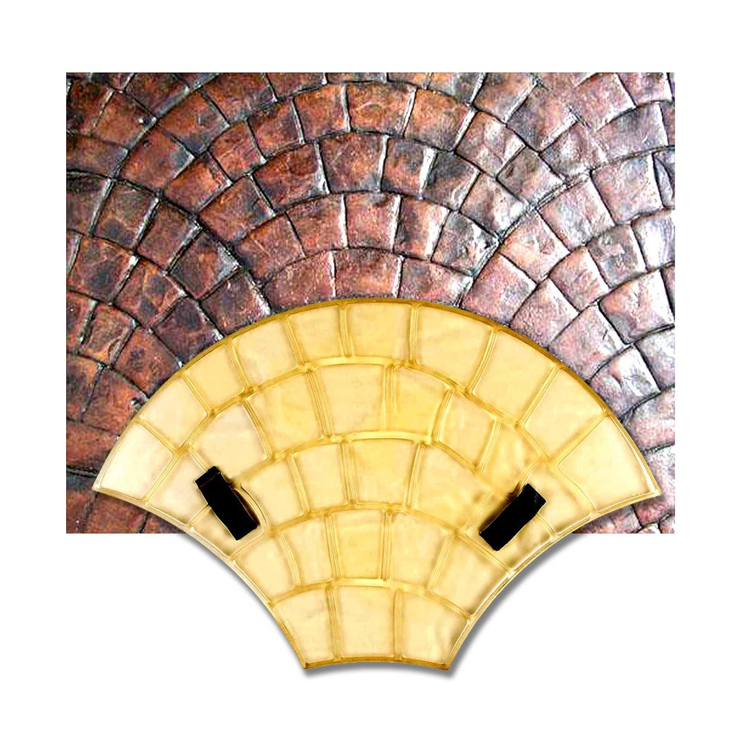 Polyurethane Mat Stamp FAN Concrete Cement Stamping Pattern Imprint ...
