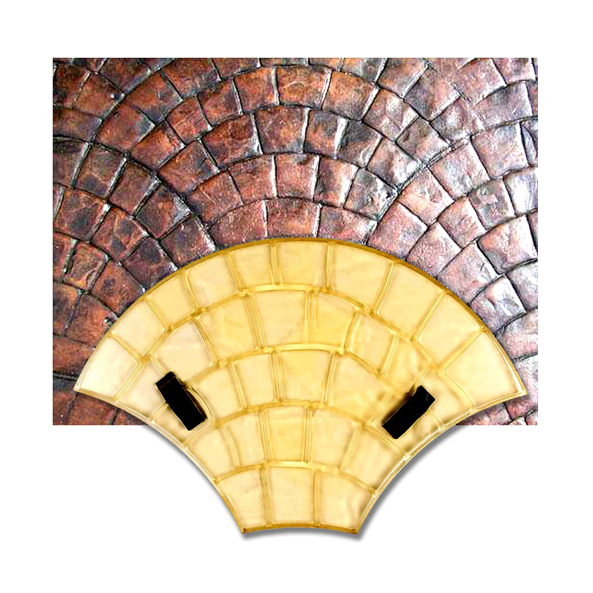 Polyurethane Mat Stamp FAN Concrete Cement Stamping Pattern Imprint ...