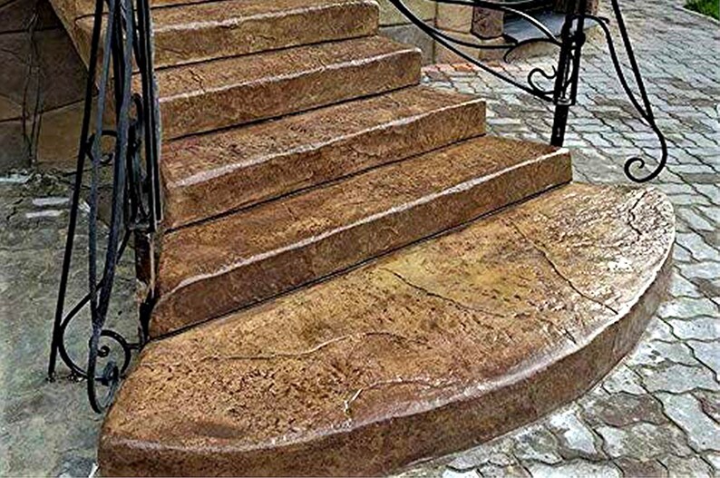 Polyurethane Mat Stamp STONE TEXTURE ROCK Concrete Cement Stamping ...