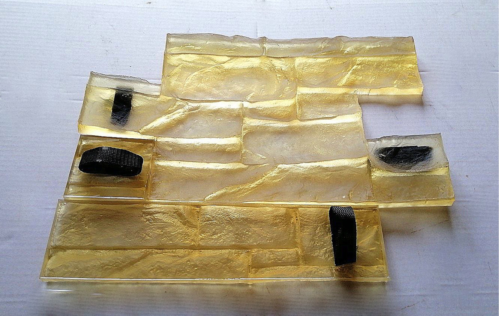 Set of Polyurethane Mat Stamps HOUSE-STONE | Concrete Cement Stamping ...