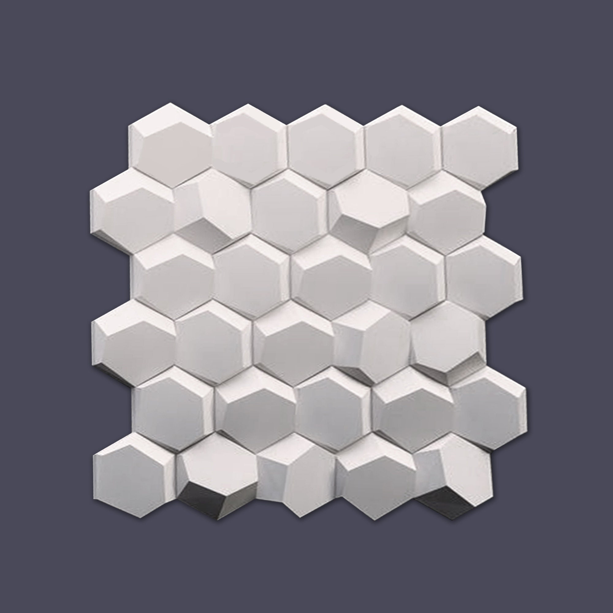 Wall Panel 3D STL Model HEXAGONS (digital Model) | STL 3D Model for Cnc ...