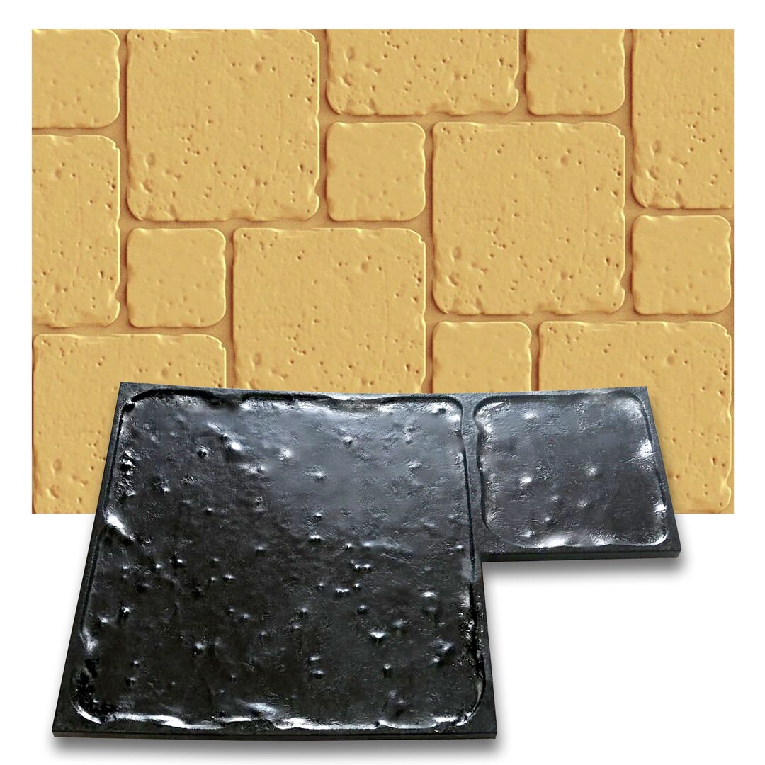 Polyurethane Mat Stamp EDBURG Concrete Cement Stamping Pattern Imprint ...