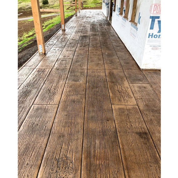 Wood Stamped Concrete Patterns