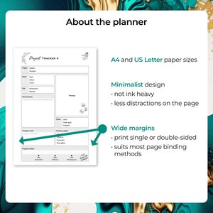Cross Stitch Planner, Minimalist Embroidery Project WIP Tracker ...