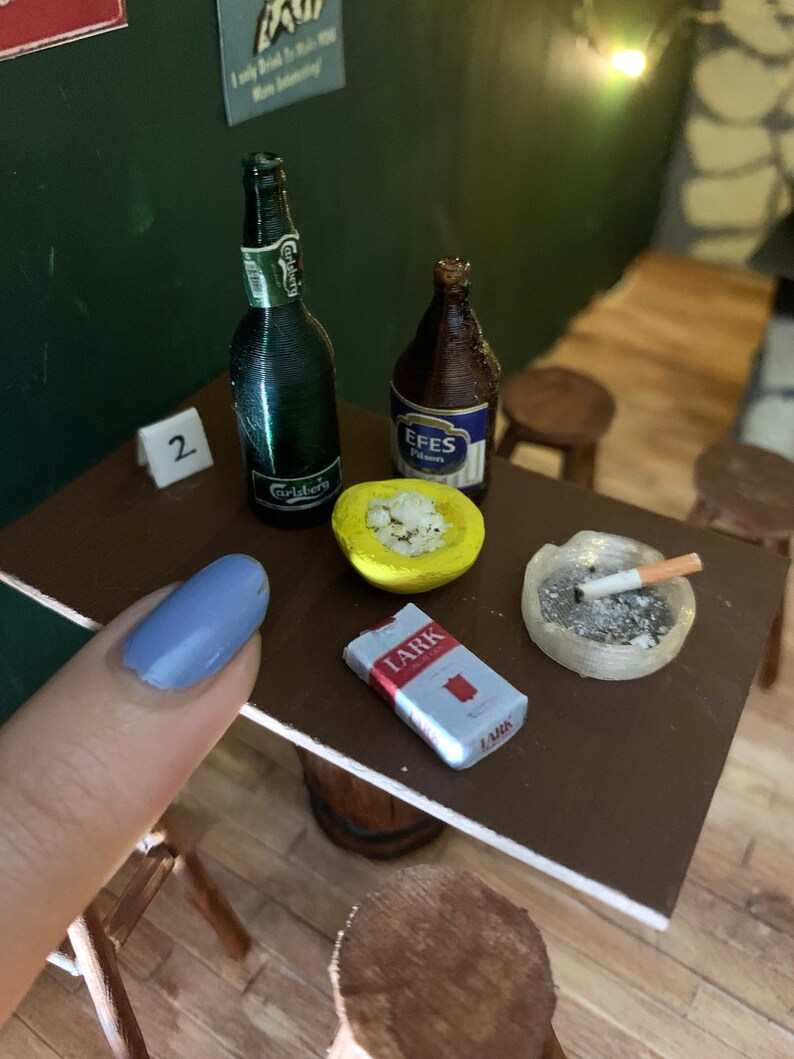Miniature Pub Diorama Dollhouse Handmade Gift - Etsy