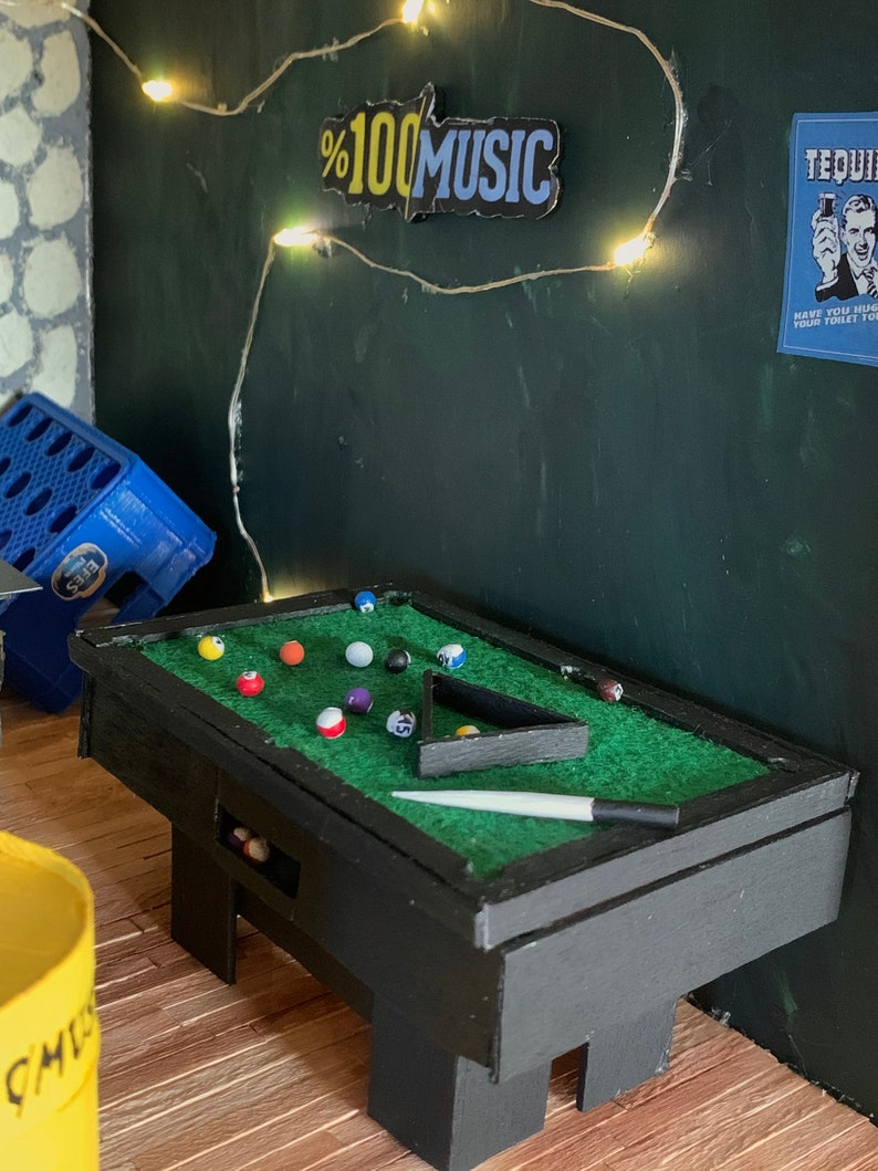 Miniature Pub Diorama Dollhouse Handmade Gift - Etsy