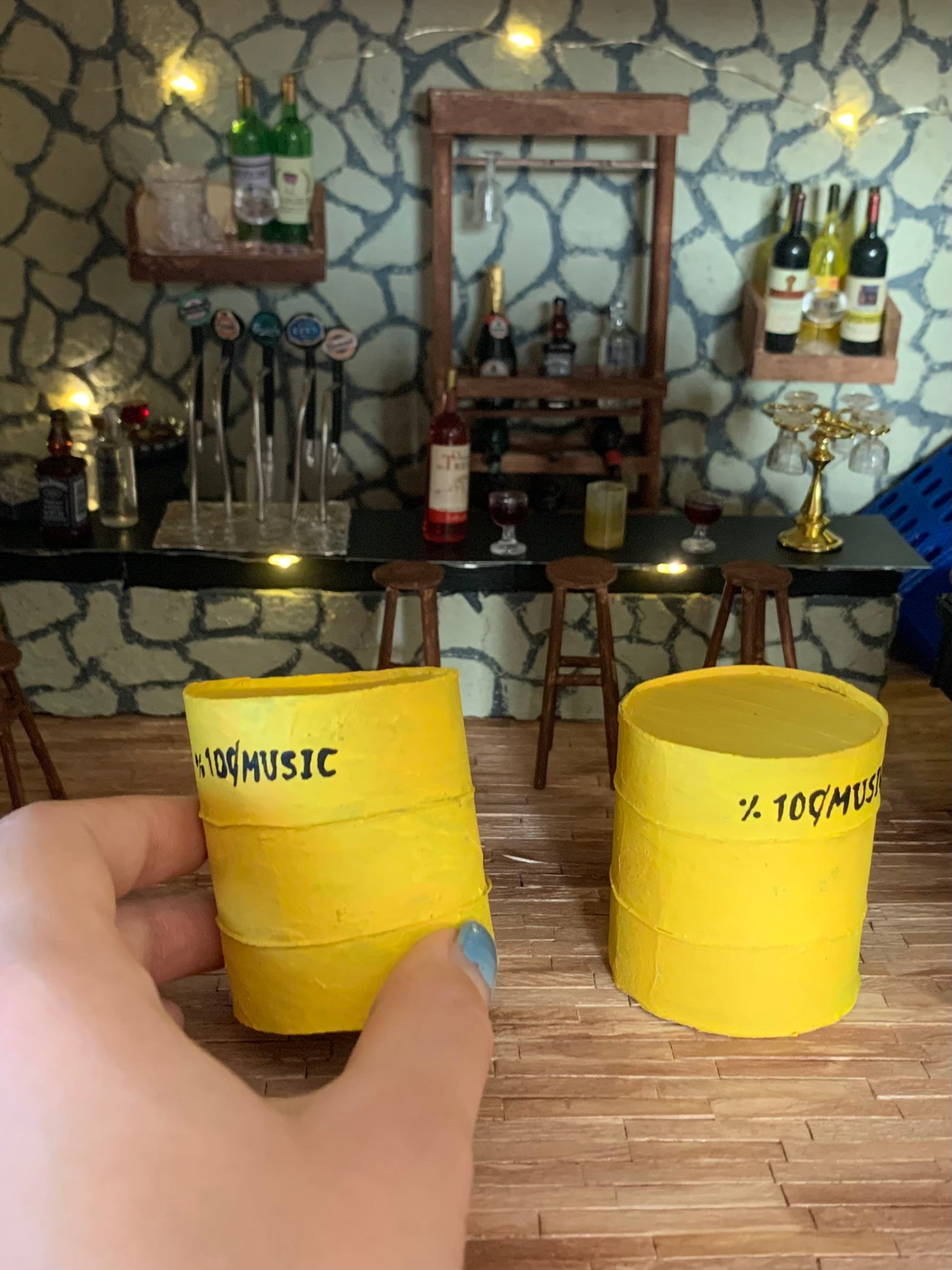 Miniature Pub Diorama Dollhouse Handmade Gift - Etsy