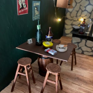 Miniature Pub Diorama Dollhouse Handmade Gift - Etsy