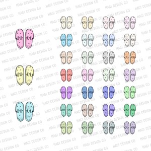 Bunny Slippers Clipart, Cute Cartoon Kawaii Doodle Drawing, Rabbit ...