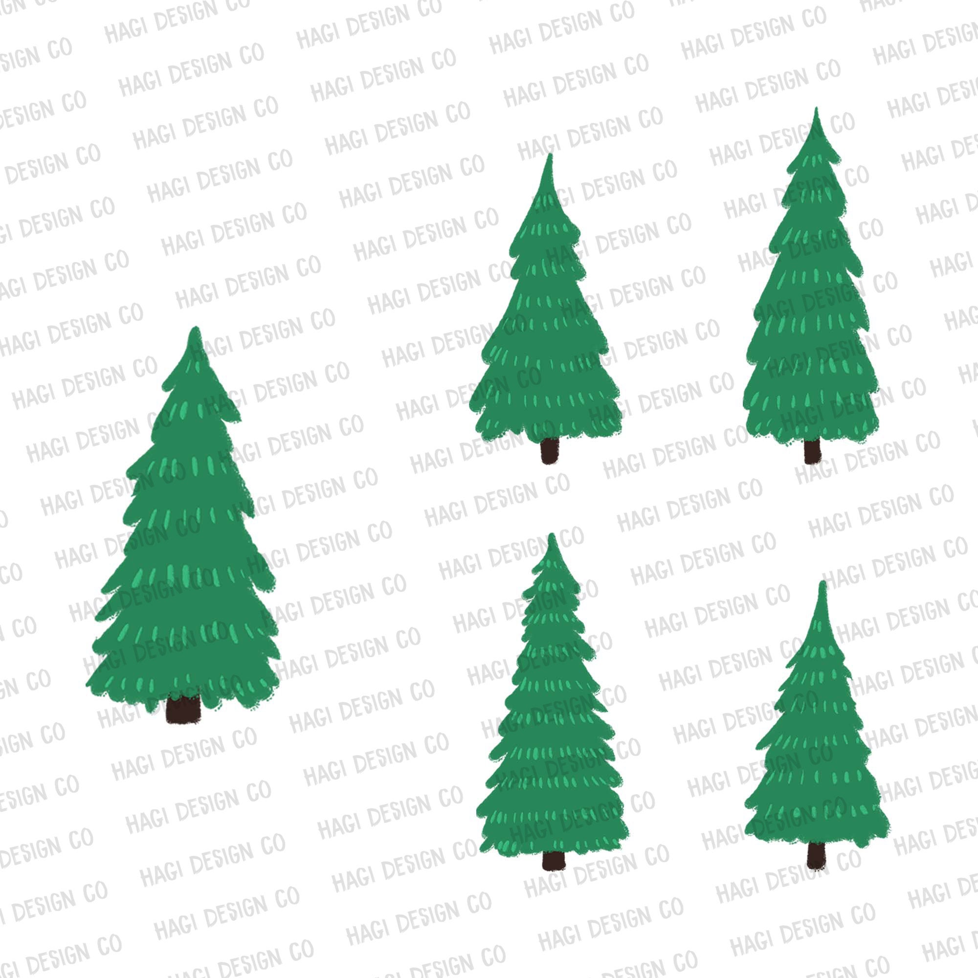Pine Tree Graphic Design