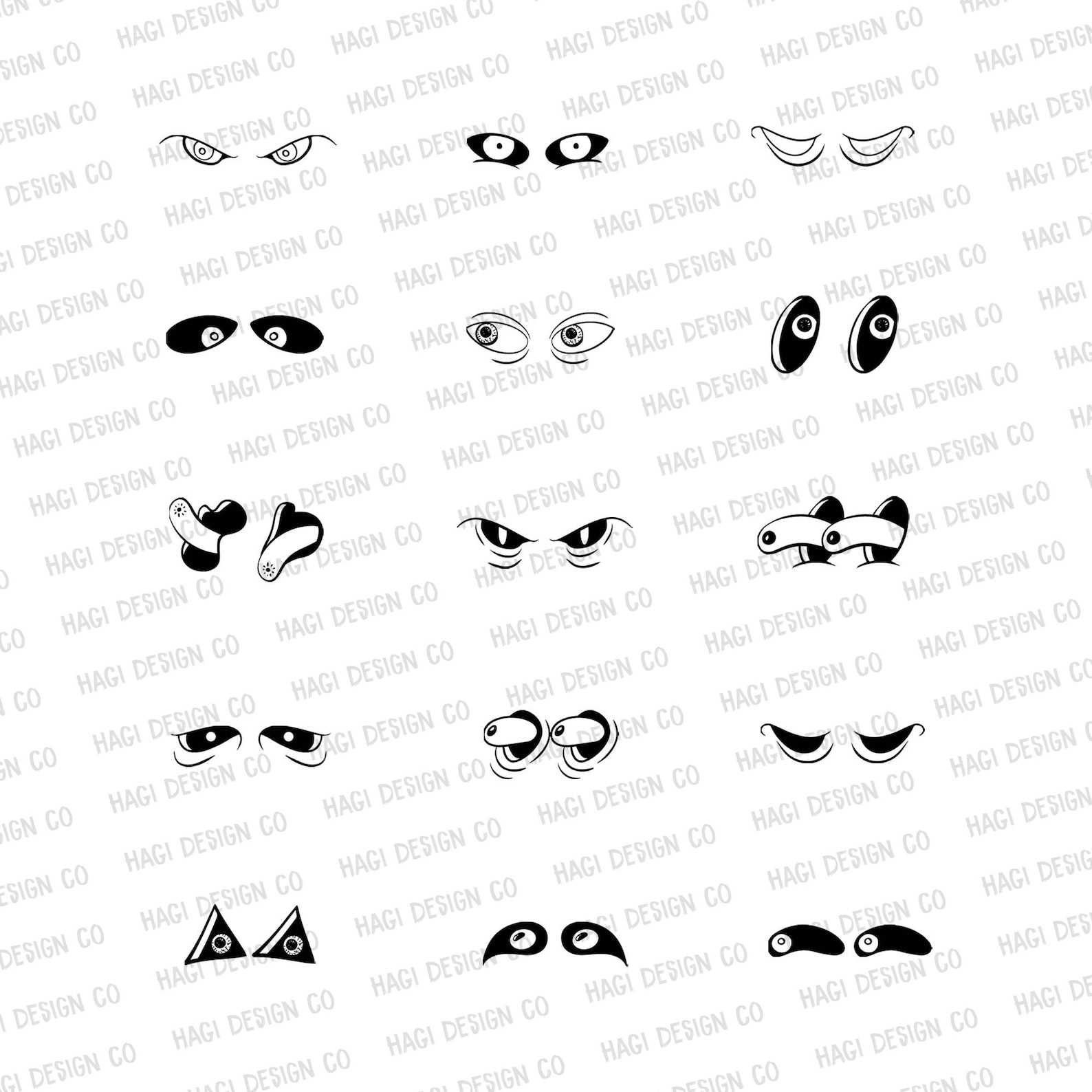 Monster Eye Cliparts, Fictional Eye Outline, Black and White Eyes ...