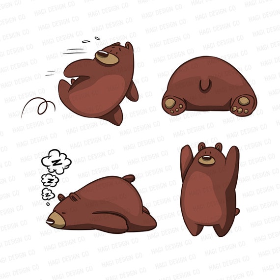 Sleeping Bear Clip Art