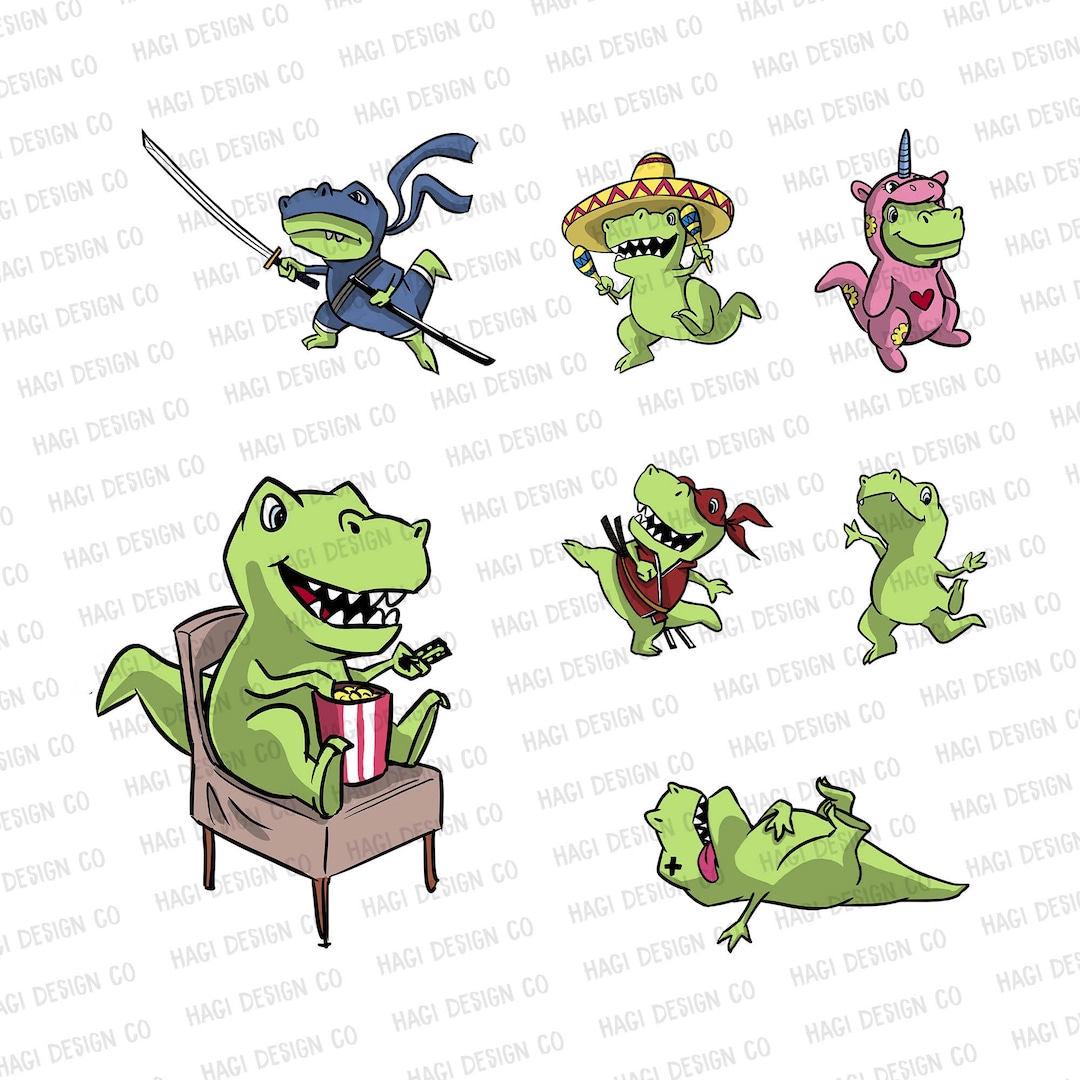 Green T-rex Cliparts, Dinosaur Download, Animal Wildlife, Drawing ...