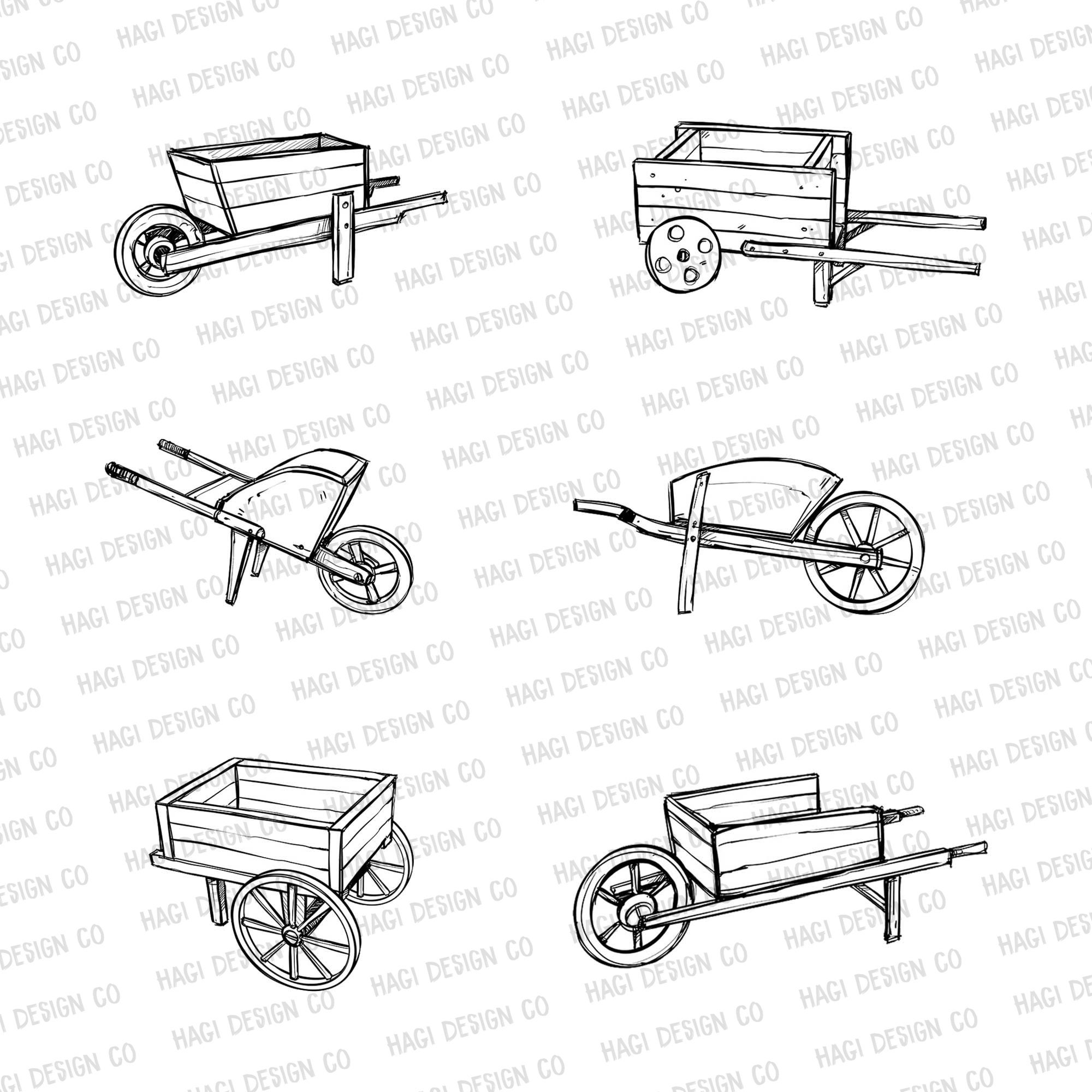 Wheelbarrow Sketch