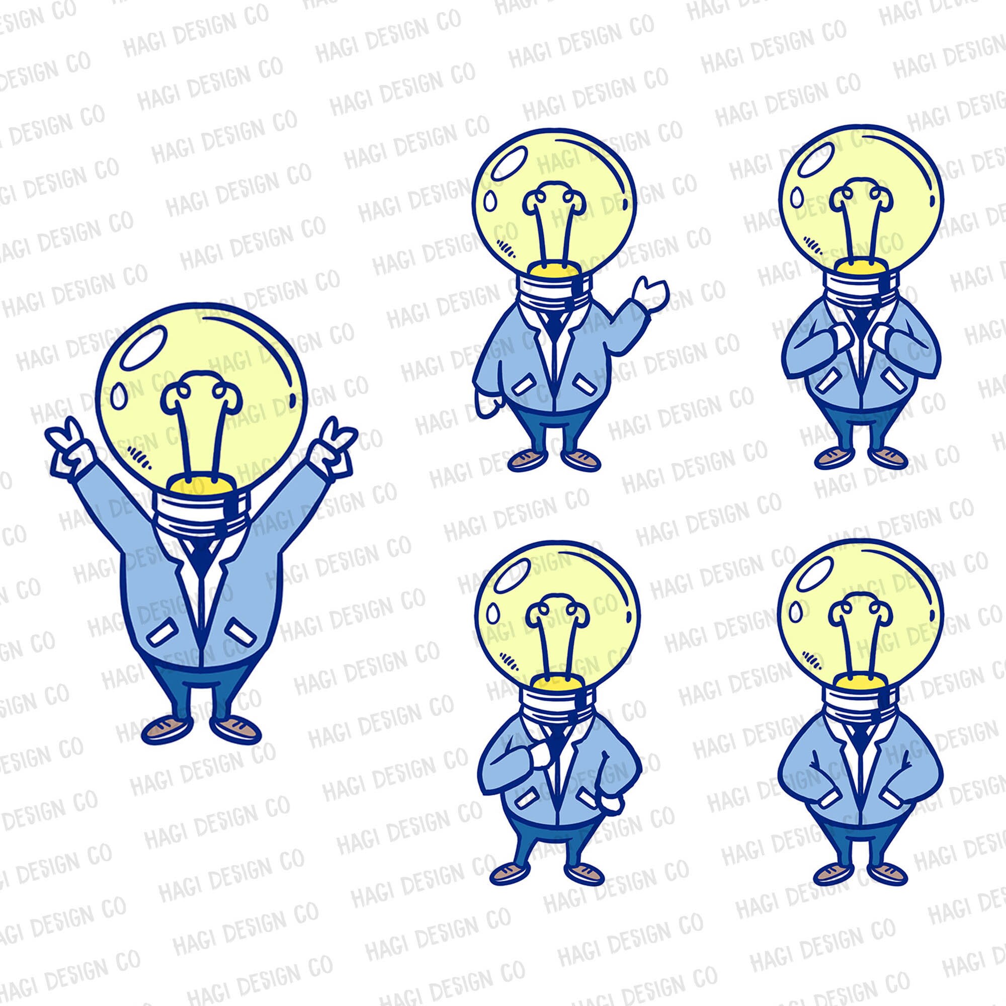 Light Bulb Man Cliparts, Ideas, Inspiration PNG Files, Intelligence ...